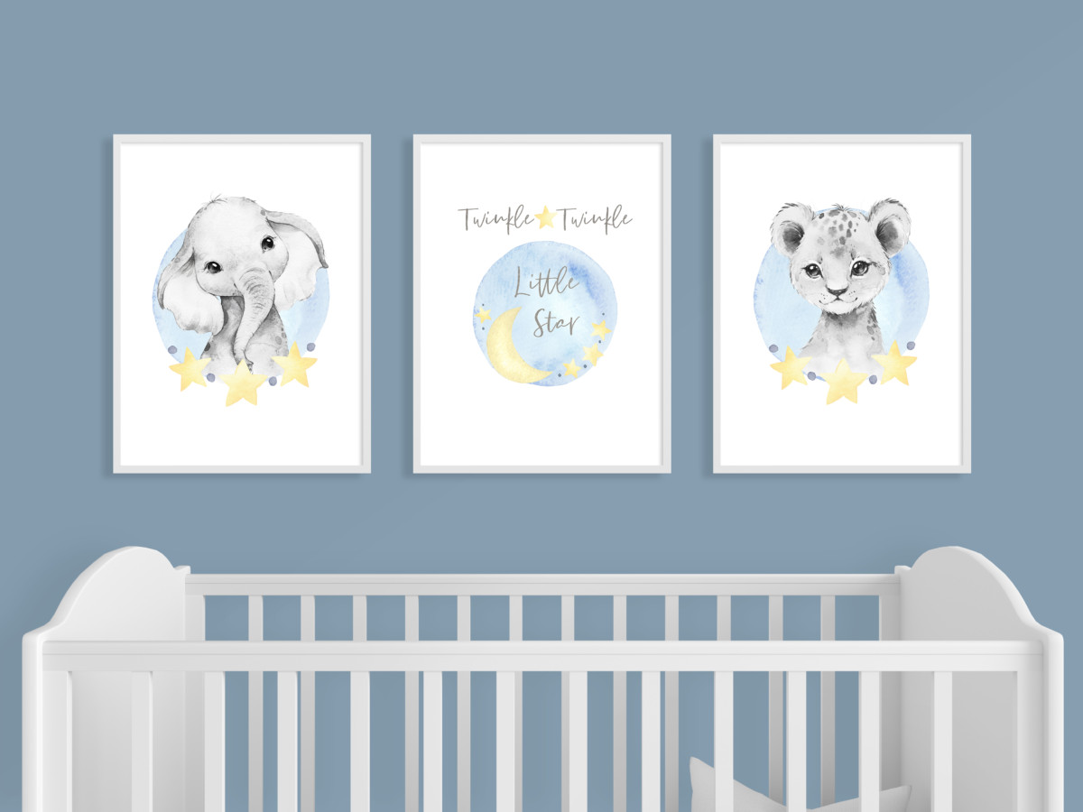 Set of 3 prints - Twinkle Twinkle Little Star - Laurel Lane